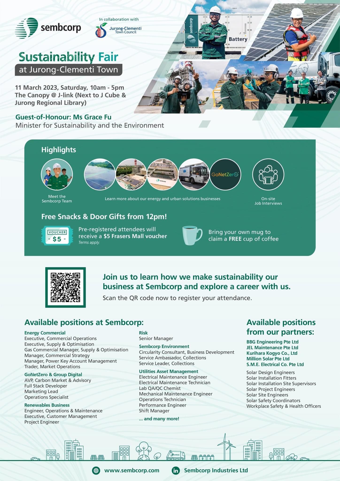 Yuhua Family | Sustainabilitv Fair at Jurong-Clementi Town